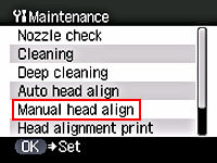 Print Head Alignment MP500 / MP800 / MP950