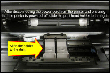 Cleaning the encoder (timing) strip - MX410