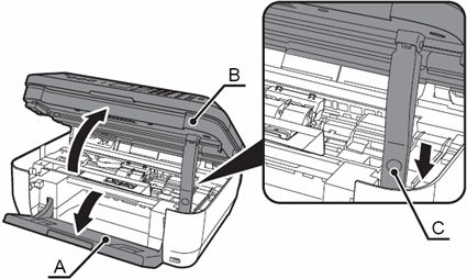 Locate the serial number MX320