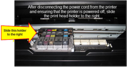 Clean the encoder (timing) strip - MG5220 / MG5320 / MG6120