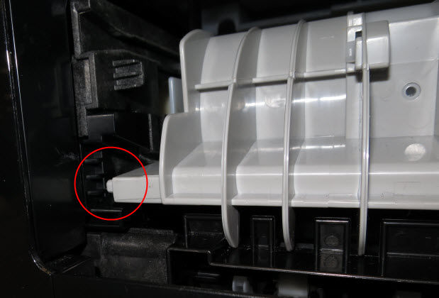 Remove a Paper Jam inside the of the PIXMA MX722, MX922