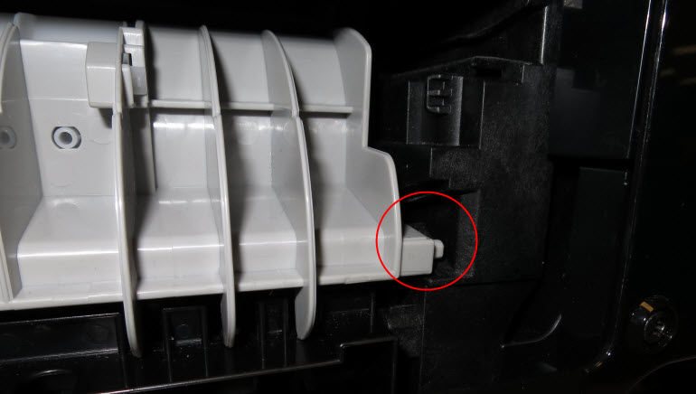 Remove a Paper Jam inside the of the PIXMA MX722, MX922