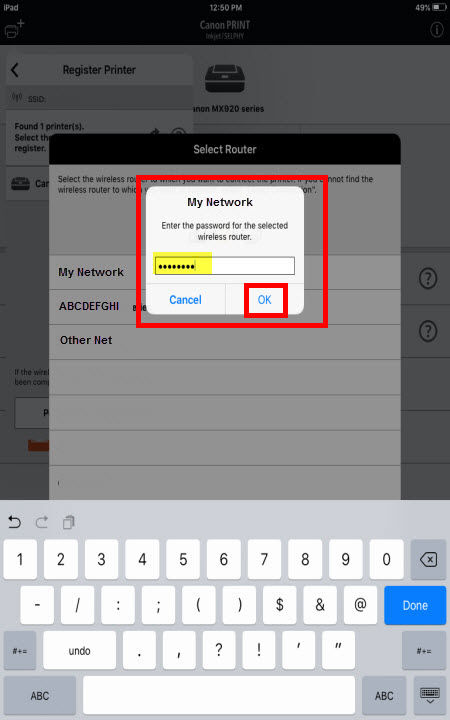 Use the Canon PRINT app to set up the MAXIFY Printer to the Wireless ...