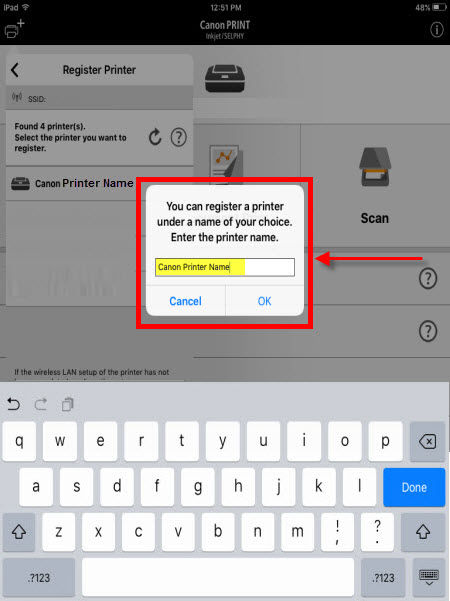 Use the Canon PRINT app to set up the MAXIFY Printer to the Wireless ...