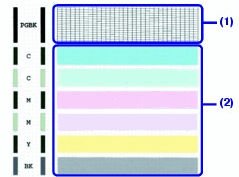 Printing the Nozzle Check Pattern MP600