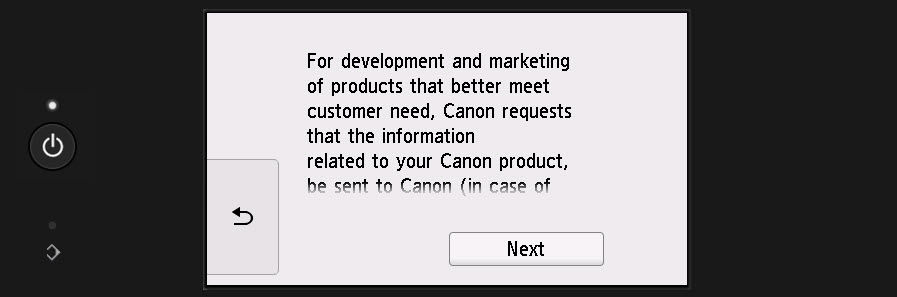 TR8520 Initial Hardware Setup Screens