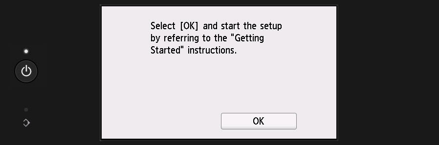 TR8520 Initial Hardware Setup Screens