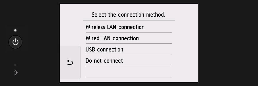TR8520 Initial Hardware Setup Screens