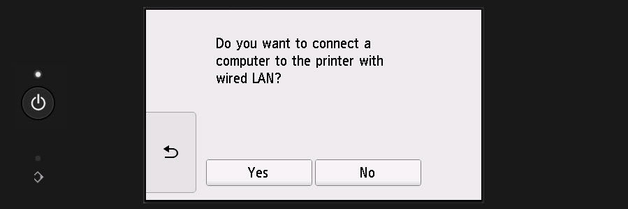 TR8520 Initial Hardware Setup Screens