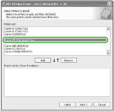Installation Procedure for USB Connection Windows