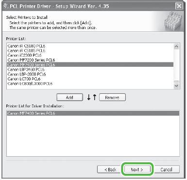Installation Procedure for USB Connection Windows