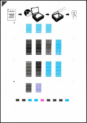 Align the Print Head from the Operation Panel - G3270