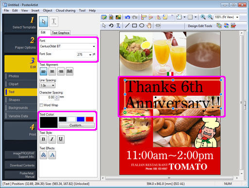 PosterArtist - Creating Posters