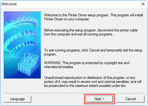 How to Connect the Printer to a Wired LAN with a Downloaded Driver - PRO-10
