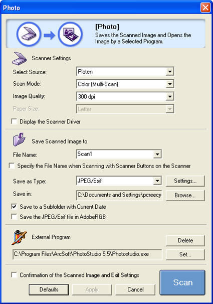 Setting up the Toolbox button functions (Toolbox 5.0.x.x)
