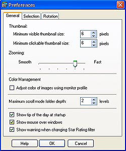 Customizing preferences in ZoomBrowser EX ver. 5.x