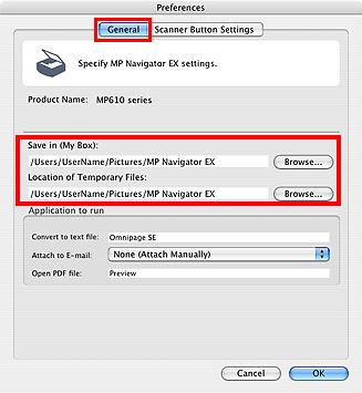 Change the path of Location of Temporary Files to a local drive - Mac OS X