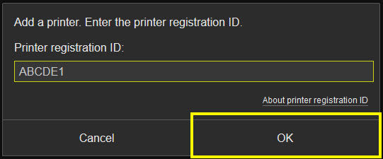 Register the printer to the Canon Inkjet Cloud Printing Center - MAXIFY ...