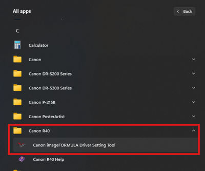 Setting the Long Document Mode - R40/RS40