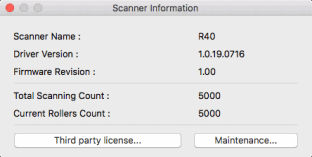 Setting the Long Document Mode - R40/RS40