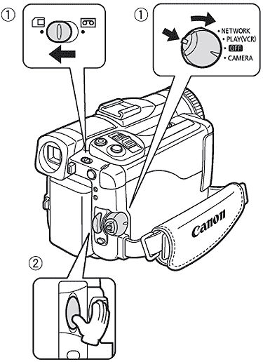 Recording Movies on a Memory Card Optura 50 - Optura 60