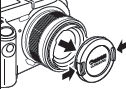 Procedure for turning the power on/off PowerShot Pro1
