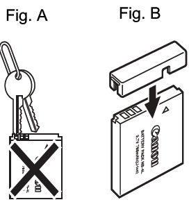 Procedure for charging the battery (NB-4L)
