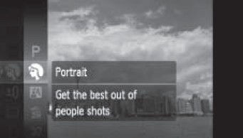 Selecting shooting modes PowerShot SD960 IS.