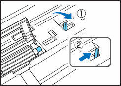 Replacing the Rollers and Document Holding Guide (SF-300 Series)