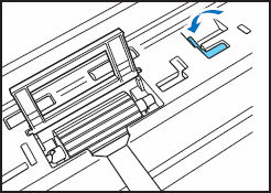 Replacing the Rollers and Document Holding Guide (SF-300 Series)