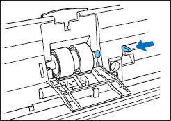 Replacing the Rollers and Document Holding Guide (SF-300 Series)