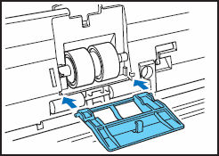 Replacing the Rollers and Document Holding Guide (SF-300 Series)
