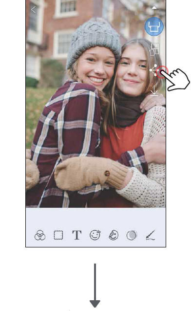 Canon Mini Photo Print App Screens - IVY Mini Photo Printer