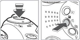 Procedure for using AE Lock PowerShot SX20 IS.