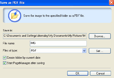 Using MP Navigator to save scanned images to the PC MP750 / MP780