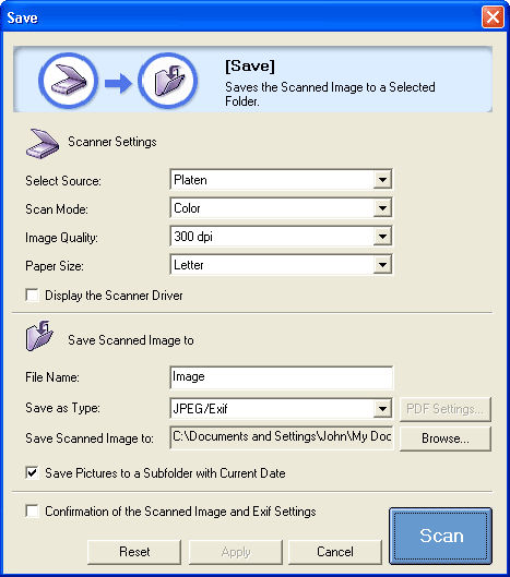 Setting up the Toolbox SAVE button functions