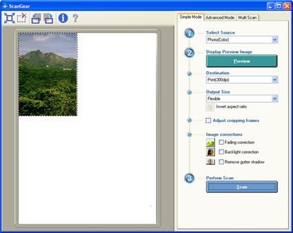 Basic Operations for Scanning and Saving Images (ArcSoft PhotoStudio)