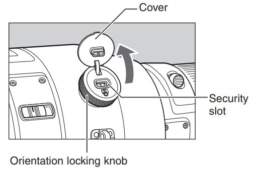 Using the Security Slot on the EF 600mm f/4L IS III USM lens