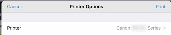Print using Airprint on a mobile device - imageCLASS products