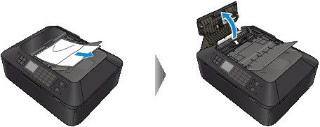 Remove a paper jam from automatic document feeder (ADF) - MX922 & MX722