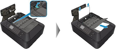 Remove a paper jam from automatic document feeder (ADF) - MX922 & MX722