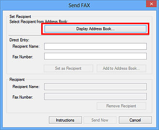 Sending a FAX from the Computer - MX490 / MX492