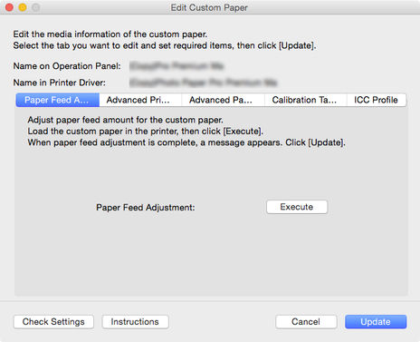 Use Media Configuration Tool to Add a Custom Paper to the imagePROGRAF ...