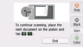 Scanning from the Operation Panel and Sending via Email - TS8120
