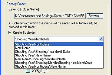 Changing the Auto Download Settings for ZoomBrowser EX ver. 5.x