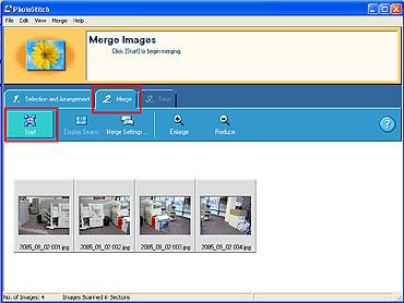 How to stitch photos (using PhotoStitch) from ZoomBrowser EX ver. 6.x