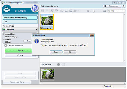 Merging images together using stitch-assist and MP Navigator