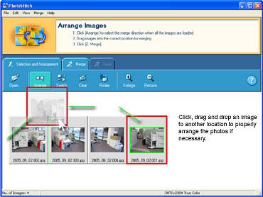 How to stitch photos (using PhotoStitch) from ZoomBrowser EX ver. 6.x