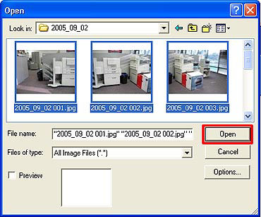 How to stitch photos (using PhotoStitch) from ZoomBrowser EX ver. 6.x