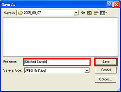 How to stitch photos (using PhotoStitch) from ZoomBrowser EX ver. 6.x
